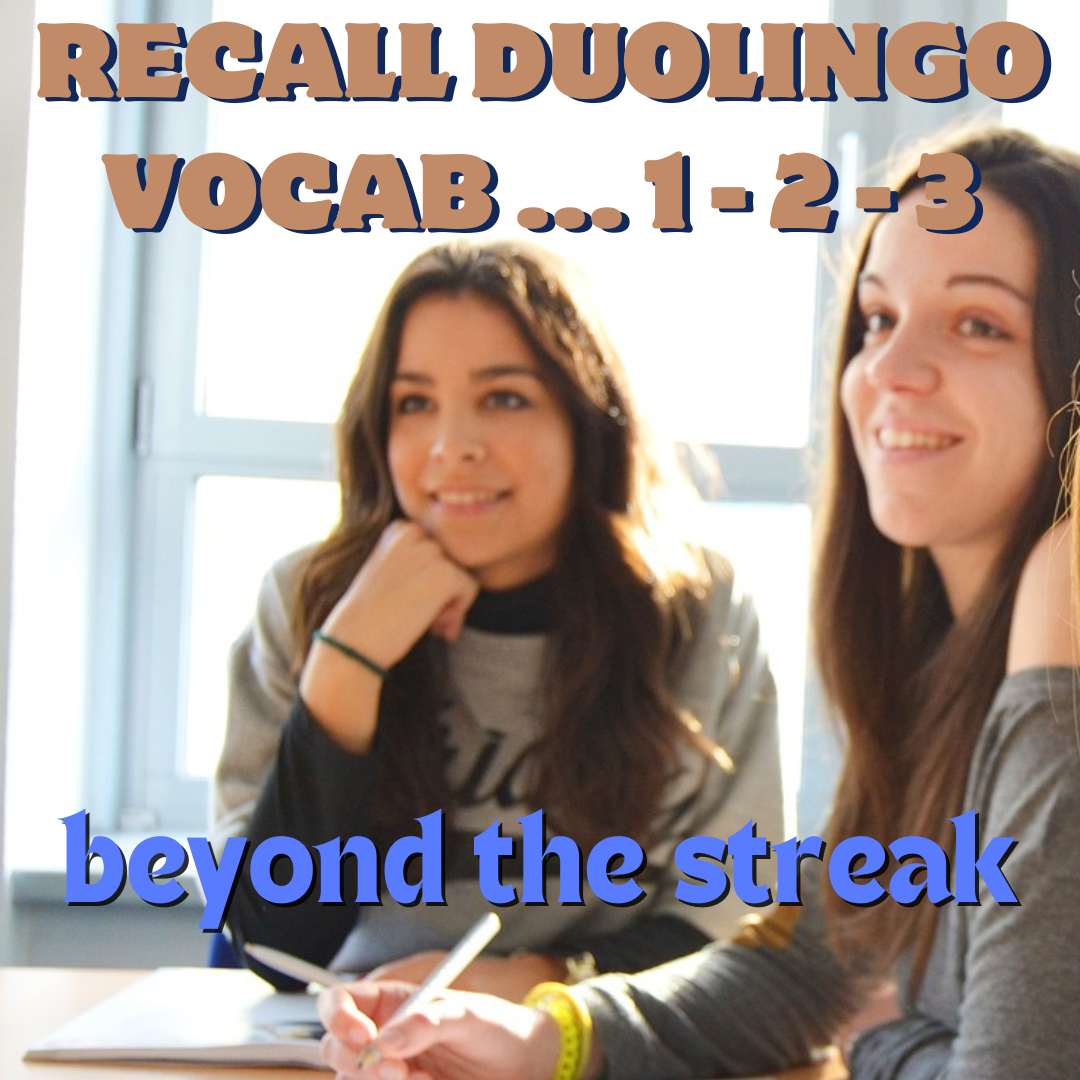Beyond the Streak: How to Turn Duolingo Words into Usable Vocabulary ...
